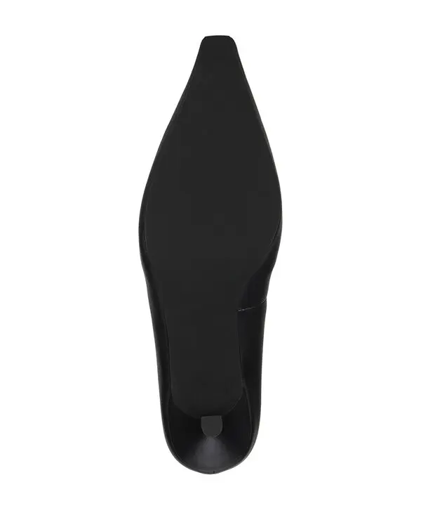 Jeffrey Campbell Leather Pointed Toe Stiletto Pumps - Black