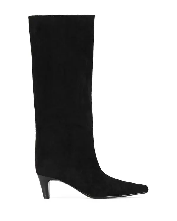 Jeffrey Campbell Trixxie Slouched Knee High Boots - Black