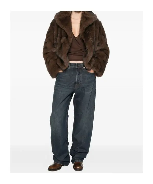 Ermanno Scervino Oversized-collar Faux-fur Jacket