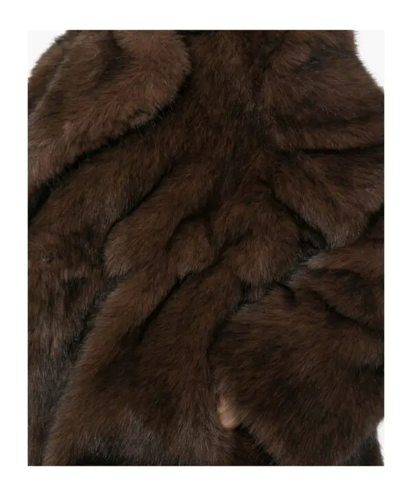 Ermanno Scervino Oversized-collar Faux-fur Jacket