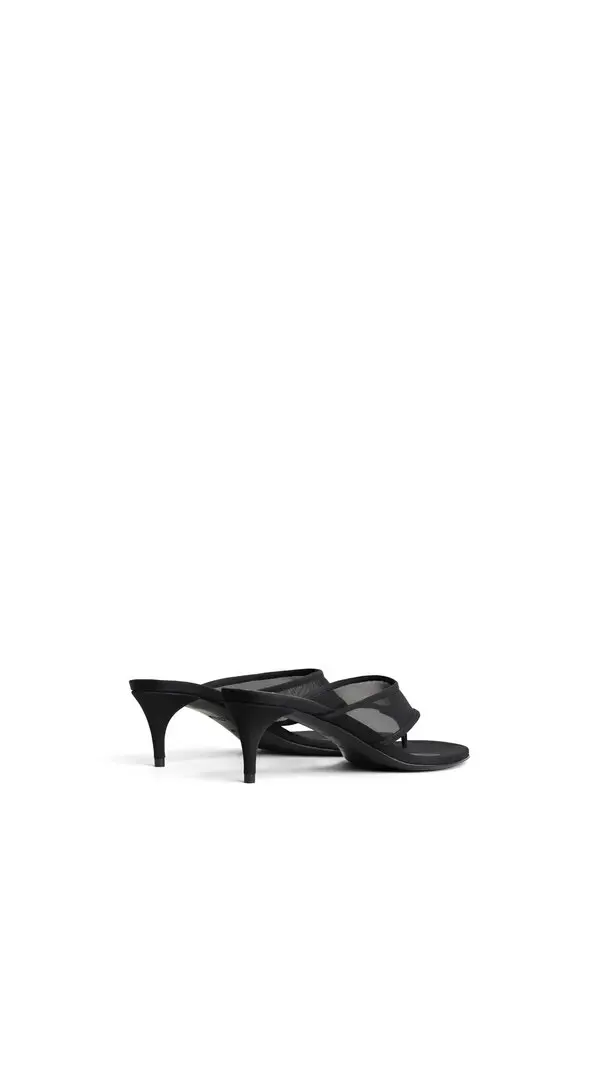 Alaïa Thong High-heeled Sandals - Black