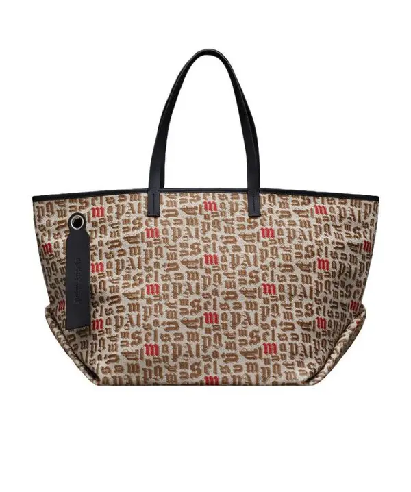 Moncler Printed Handbag - Black