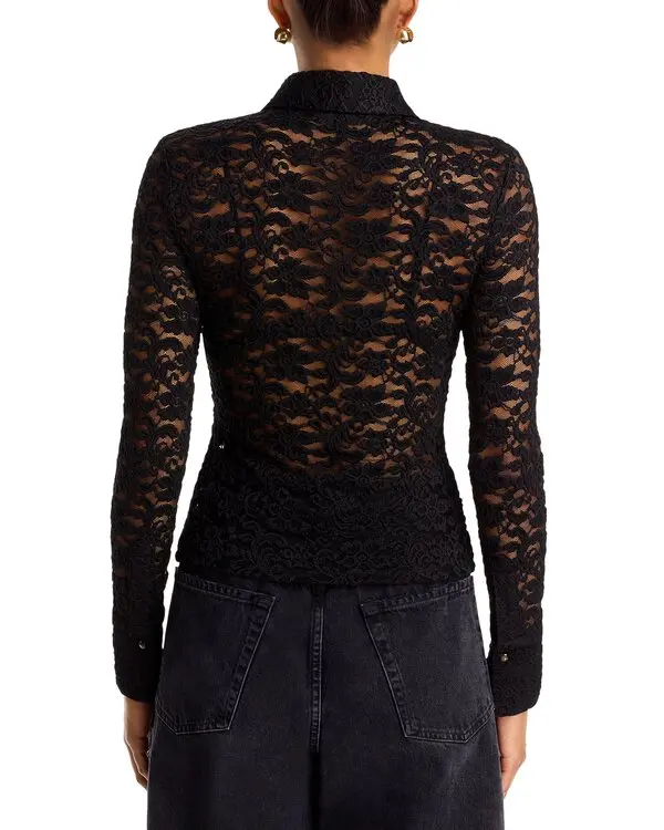 Veronica Beard Wittaker Lace Shirt