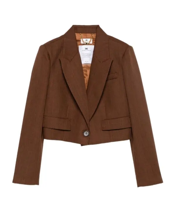 Elisabetta Franchi Single-button V-neck Blazer - No