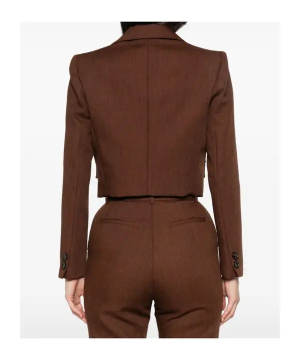 Elisabetta Franchi Single-button V-neck Blazer