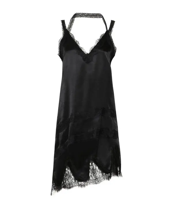 Marella Asymmetric Lace Dress
