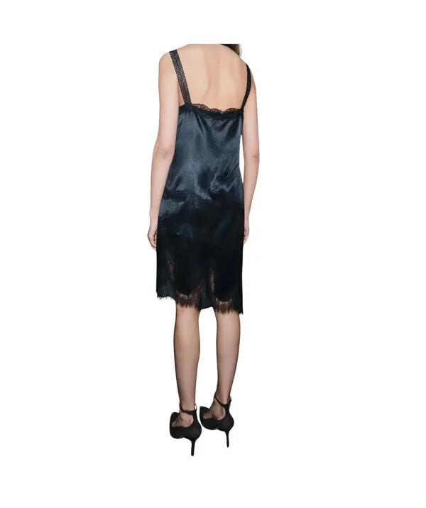 Marella Asymmetric Lace Dress