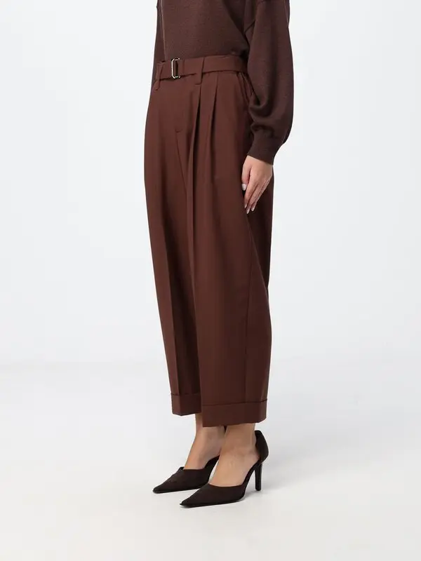 Brunello Cucinelli Belted Pleated Trousers