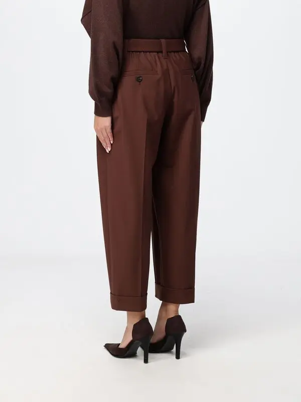 Brunello Cucinelli Belted Pleated Trousers