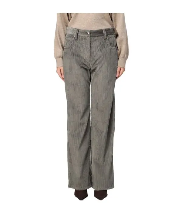 Brunello Cucinelli Corduroy Straight-leg Trousers - No