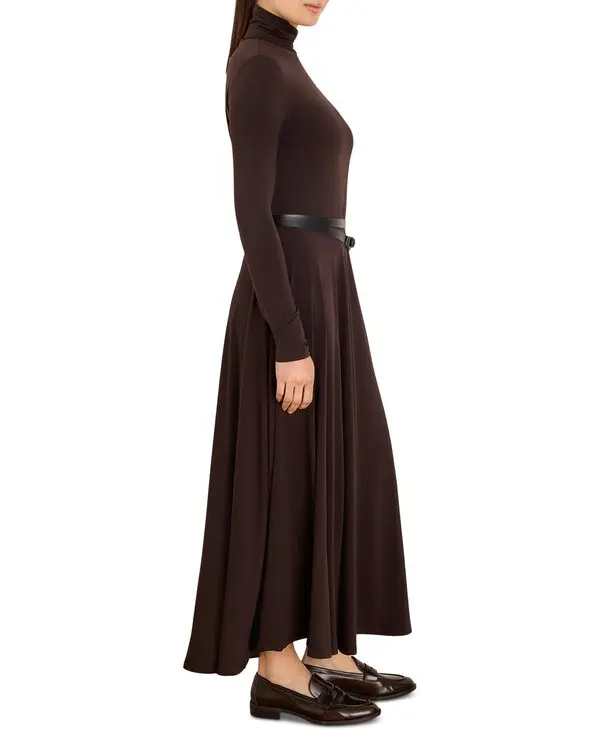 NIC+ZOE Victoria High Neck Belted Dress - Java