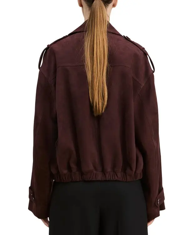Derek Lam 10 Crosby Suede Double Breasted Jacket
