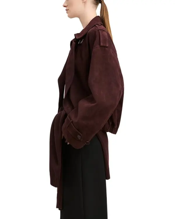Derek Lam 10 Crosby Suede Double Breasted Jacket