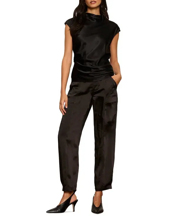 Sanctuary Sphere Satin Relaxed Fit Pants