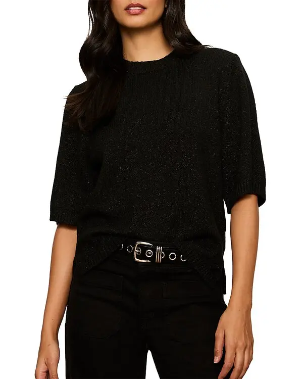 Sanctuary Perfect Sequin Short Sleeve Sweater