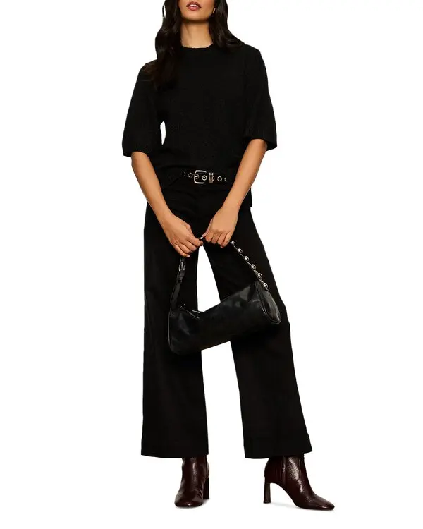 Sanctuary Perfect Sequin Short Sleeve Sweater