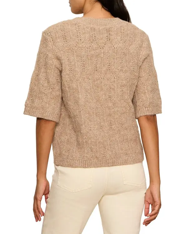 Sanctuary Pointelle Knit Sweater Tee