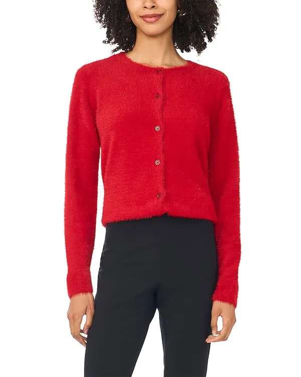 Vince Camuto Eyelash Cardigan Sweater