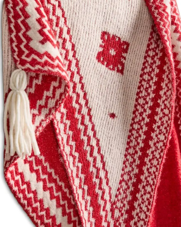 Free People Over The Coat Fair Isle Shawl