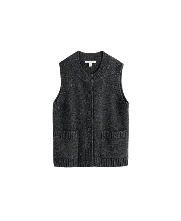 SEASALT CORNWALL Harbour Sands Chunky Knitted Vest