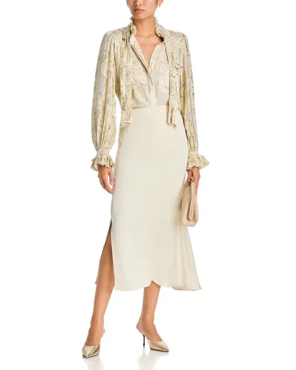 Kobi Halperin Niosha Tie Neck Blouse