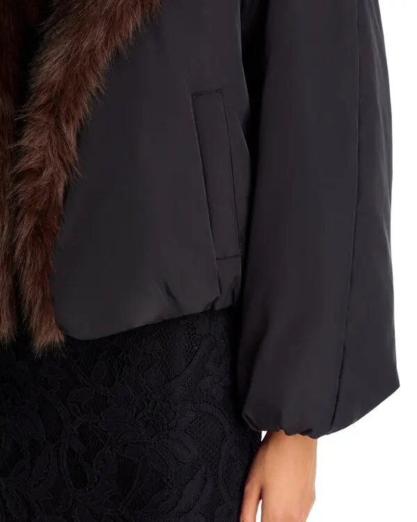 Kobi Halperin Nikki Faux Fur Collar Coat