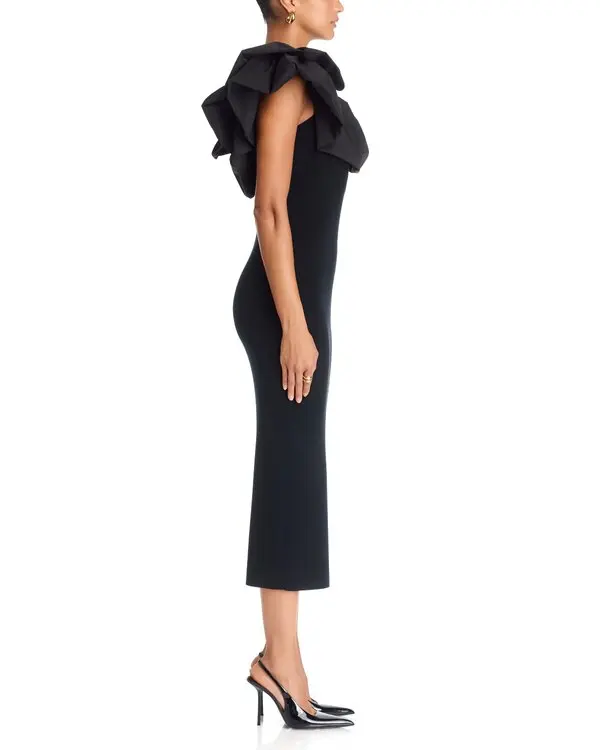 Essentiel Antwerp Klack Ruffle One Shoulder Dress