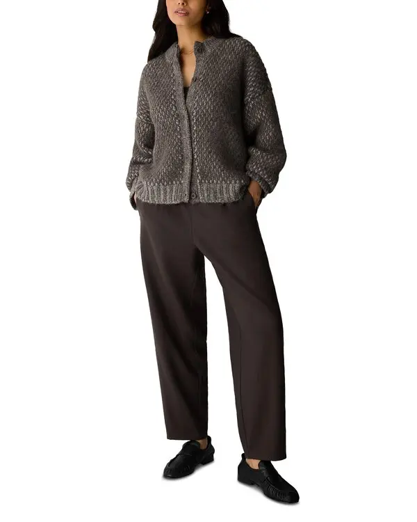 Eileen Fisher Crewneck Cardigan Sweater