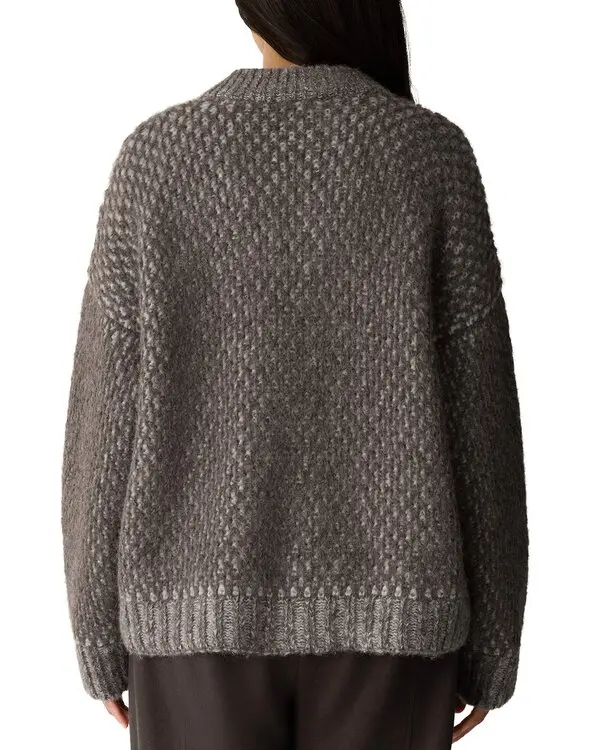 Eileen Fisher Crewneck Cardigan Sweater