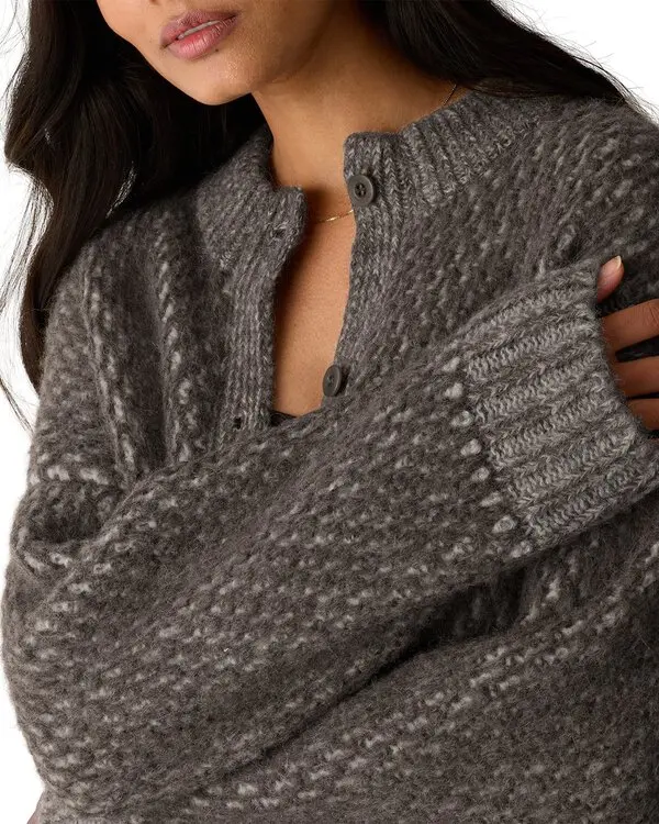 Eileen Fisher Crewneck Cardigan Sweater