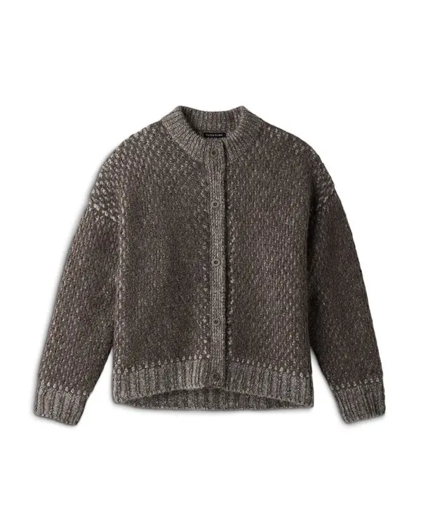 Eileen Fisher Crewneck Cardigan Sweater