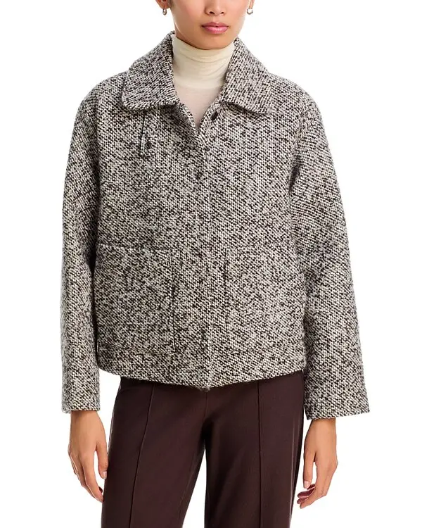 Eileen Fisher Wool Blend Marled Jacket