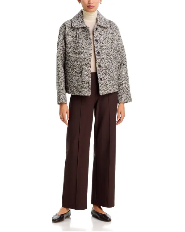 Eileen Fisher Wool Blend Marled Jacket