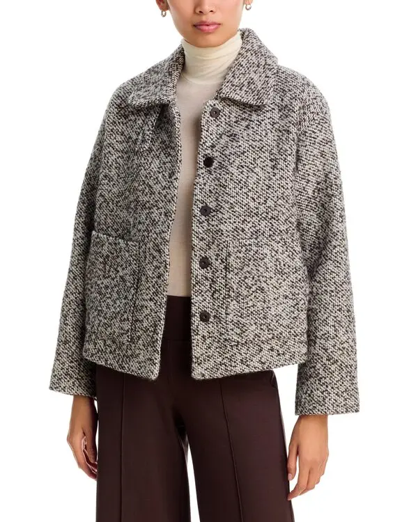 Eileen Fisher Wool Blend Marled Jacket
