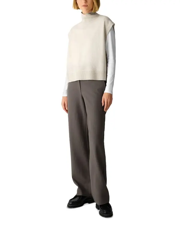 Eileen Fisher Felted Wool Turtleneck Sweater