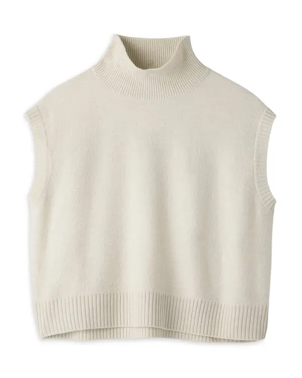 Eileen Fisher Felted Wool Turtleneck Sweater