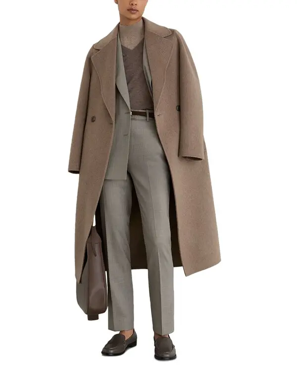 REISS Petite Darcy Wool Blend Slim Leg Pants