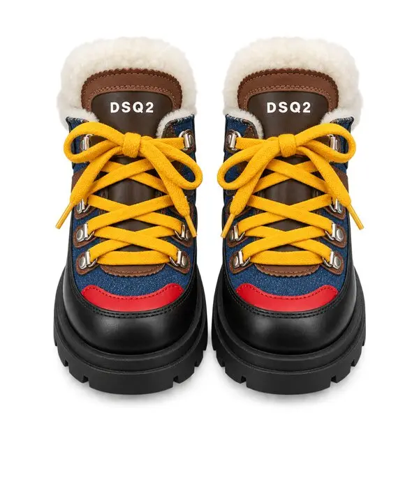 Dsquared2 Round-toe Short Boots