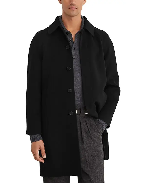 REISS Mccullough Wool Blend Overcoat
