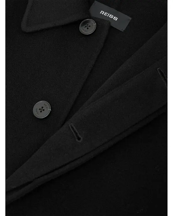 REISS Mccullough Wool Blend Overcoat