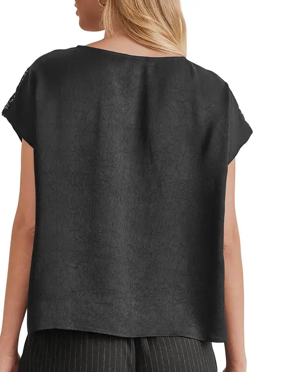 Splendid Adalyn Lace Trim Top