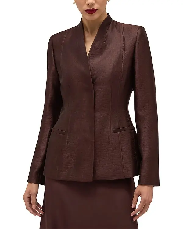 HOBBS LONDON Davenport Concealed Placket Jacket