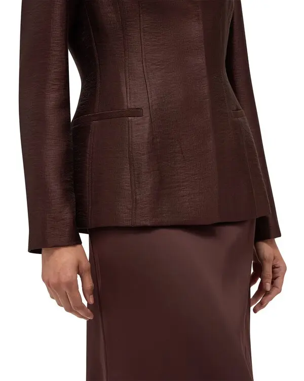HOBBS LONDON Davenport Concealed Placket Jacket