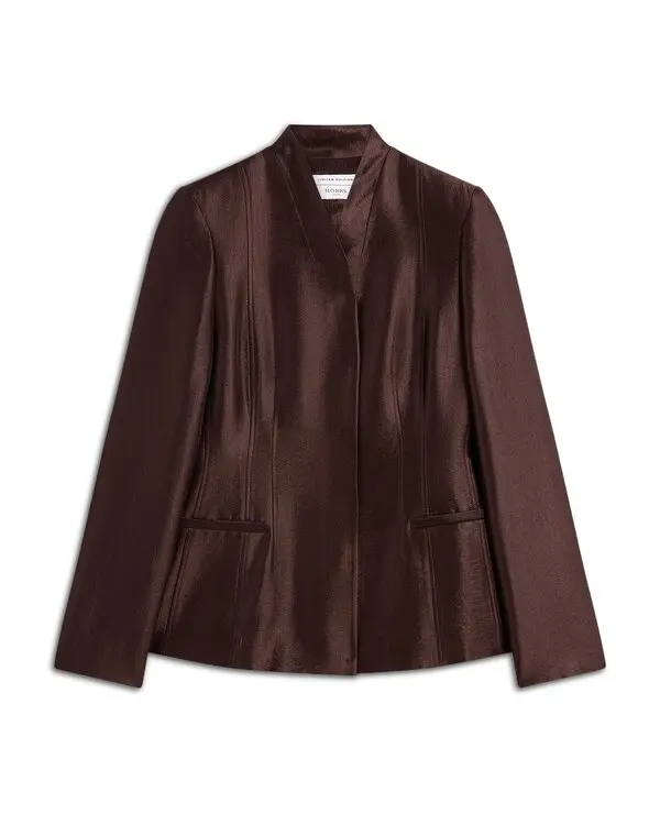 HOBBS LONDON Davenport Concealed Placket Jacket