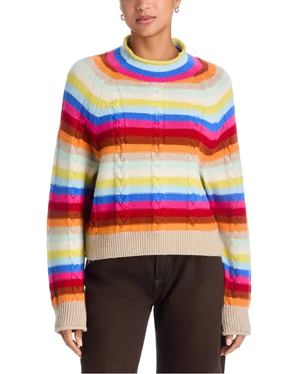 MOTHER The Concert Hickey Wool Sweater