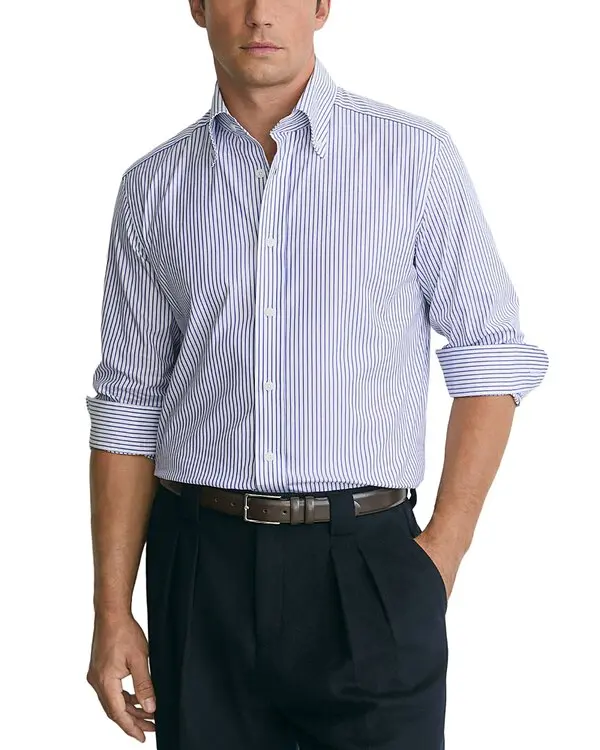 REISS Jackson Cotton Tailored Stripe Shirt