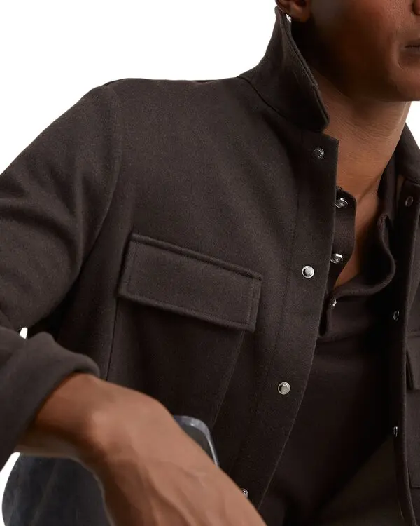 REISS Stellan Regular Fit Overshirt