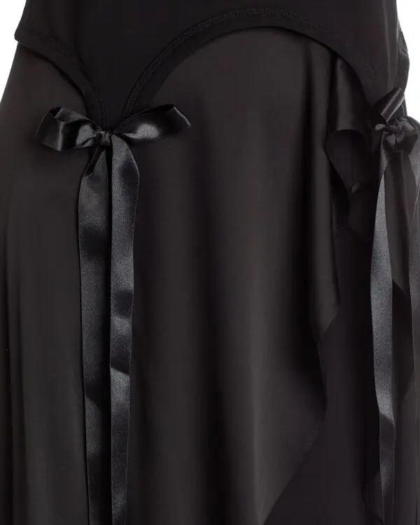 Simone Rocha Bow Tail Crewneck Tee - Black