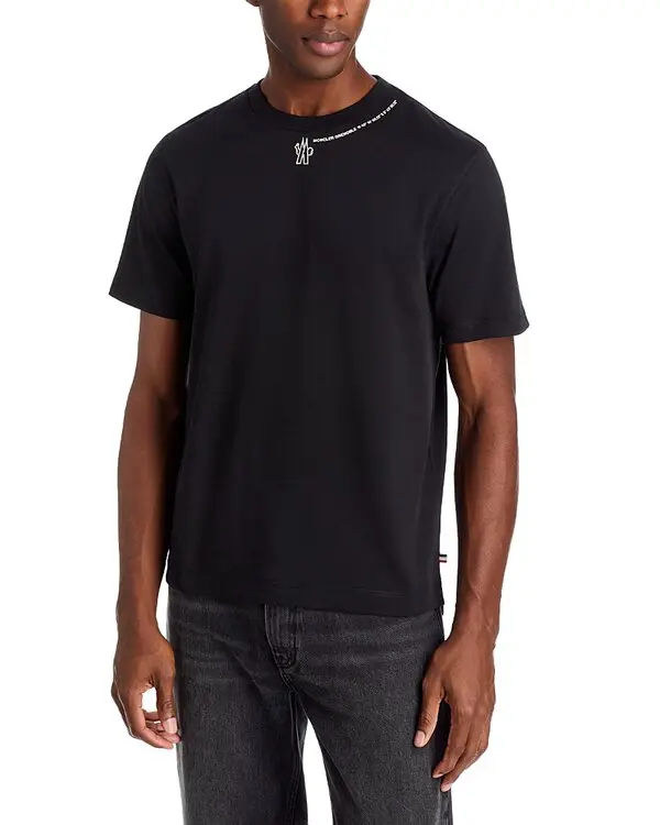 Moncler Grenoble Graphic Short Sleeve Tee - Black