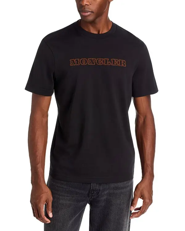 Moncler Embroidered Logo Short Sleeve Tee